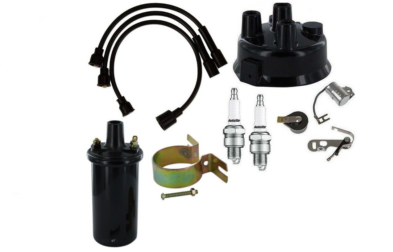 MMTractorParts.com: Distributor Ignition Tune up Kit & 6 Volt Coil ...
