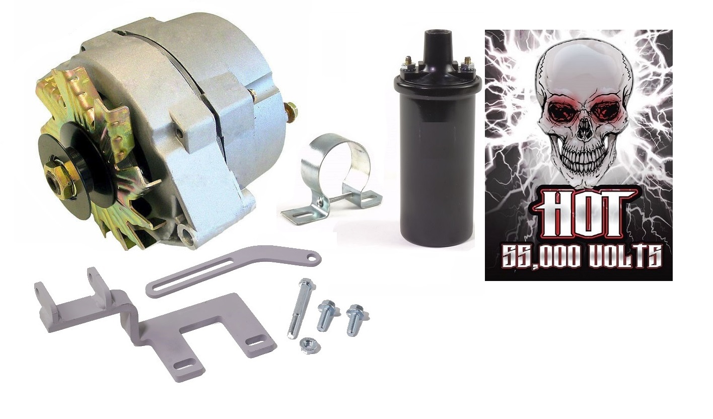 MMTractorParts.com: 12 Volt Alternator Conversion Kit w/ Hot Coil - IH ...