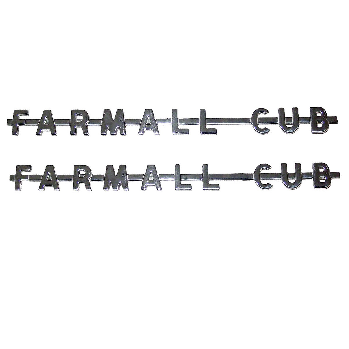 MMTractorParts.com: Side Emblem set - IH Farmall Cub Tractor - 362386R2