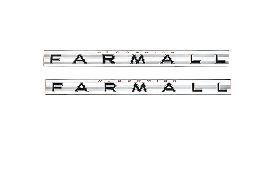 MMTractorParts.com: Side Emblem set - IH Farmall Tractor - 369117R1