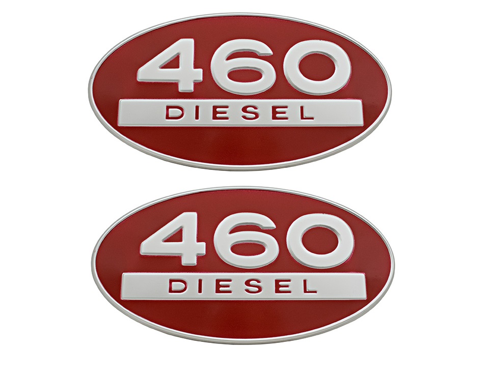 MMTractorParts.com: 369121R1 Side Emblem set - IH Farmall 460 Tractor