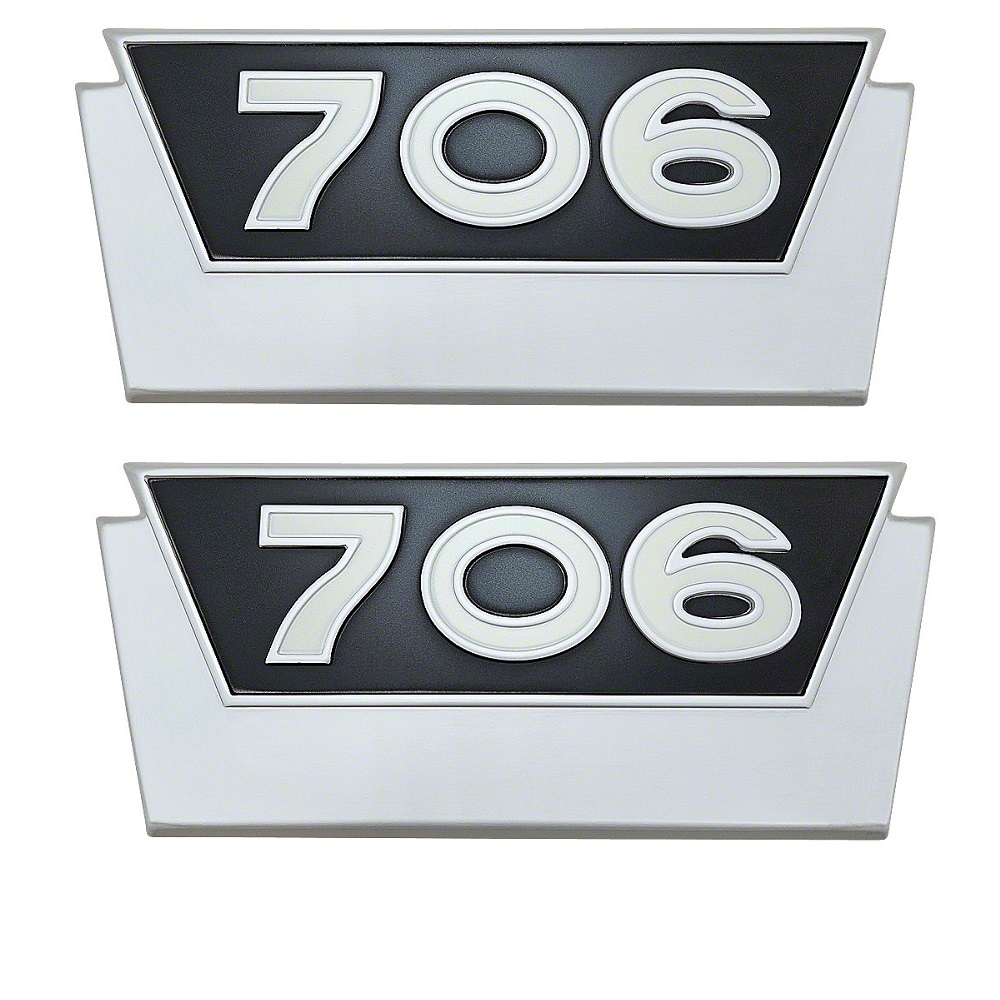 MMTractorParts.com: 381554R1 Side Emblem set - IH Farmall 706 Tractor