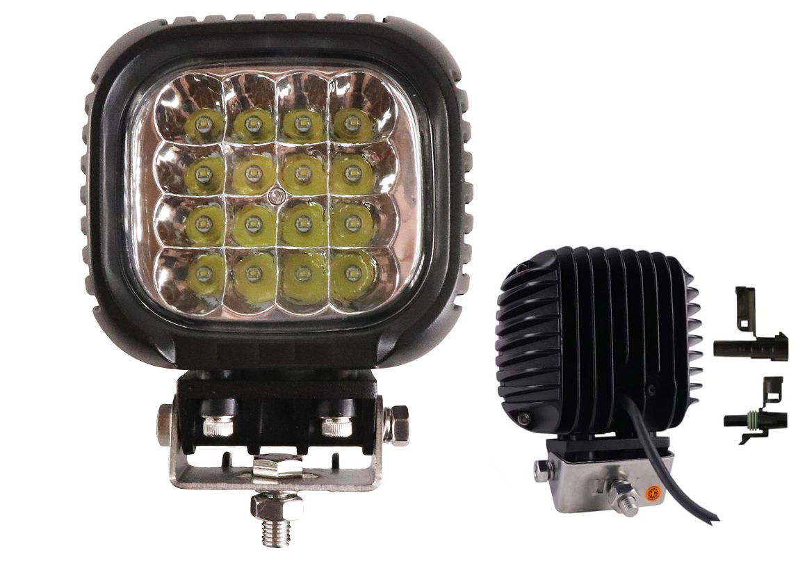 MMTractorParts.com: Square LED Spot Beam Light / Lamp - 3450 Lumens