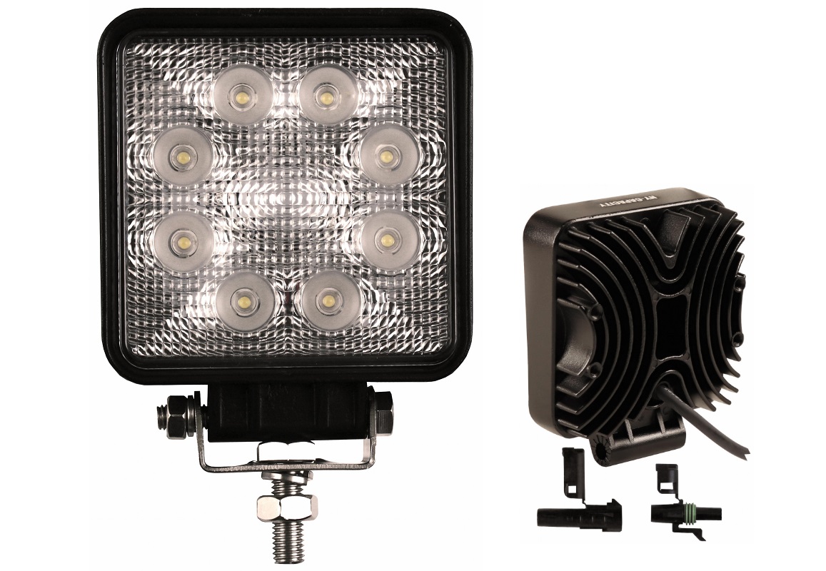 MMTractorParts.com: Square LED Rear Work Light / Lamp - 1680 Lumens