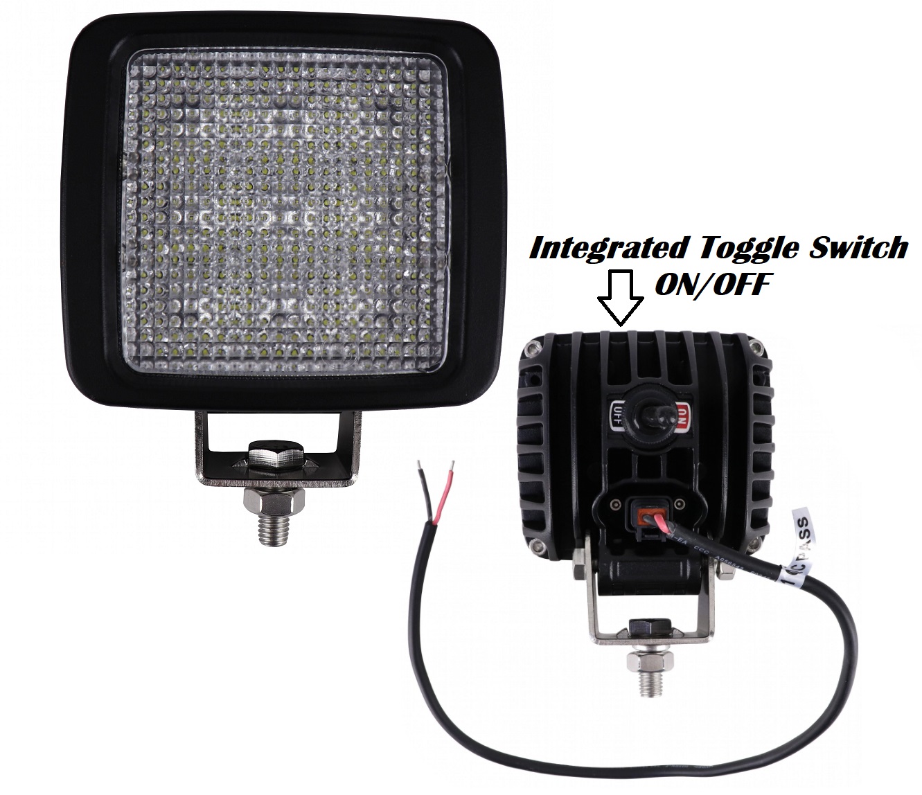 MMTractorParts.com: Square LED Flood Beam Light - 3825 Lumens