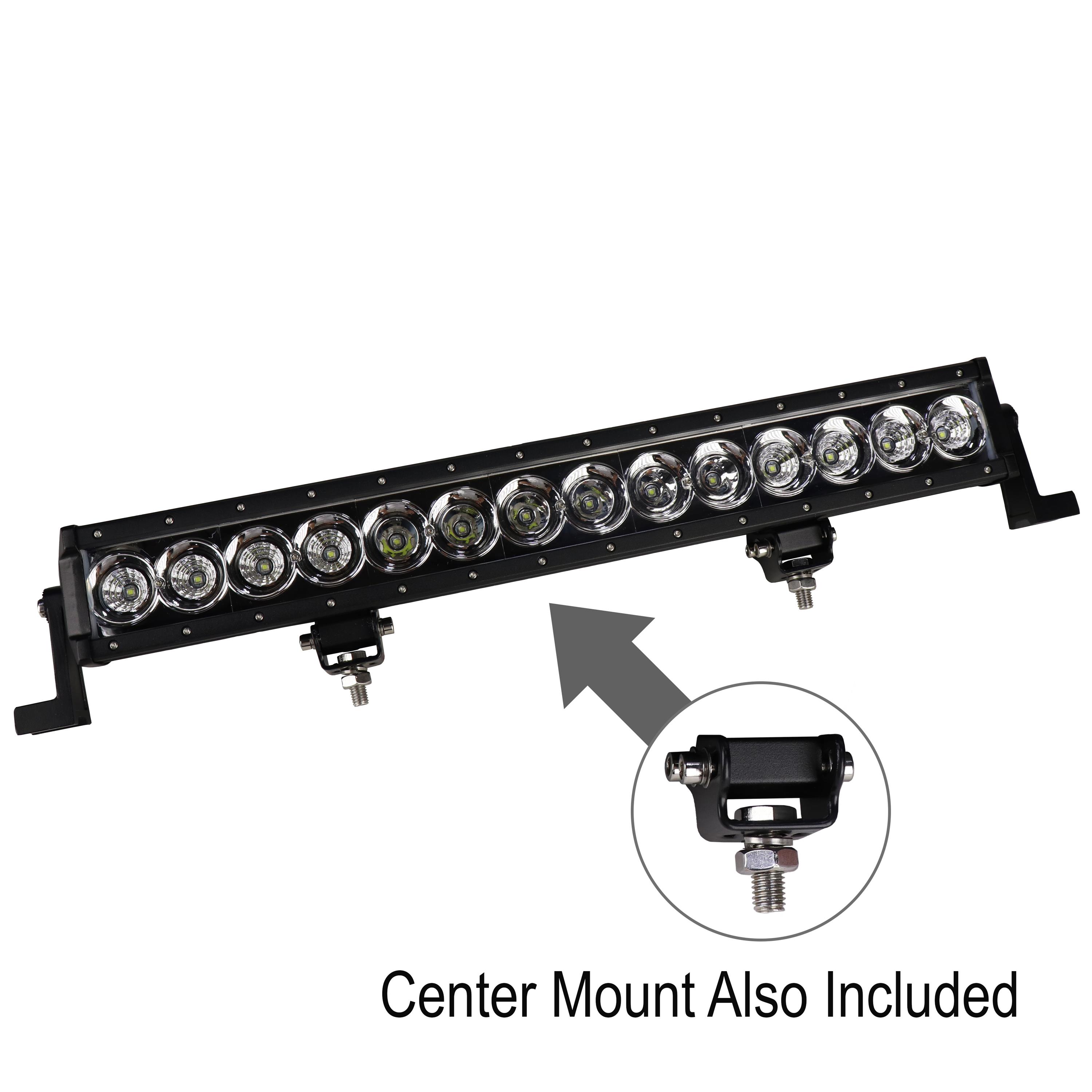 MMTractorParts.com: LED Flood Light Bar - 11200 Lumens - 23"