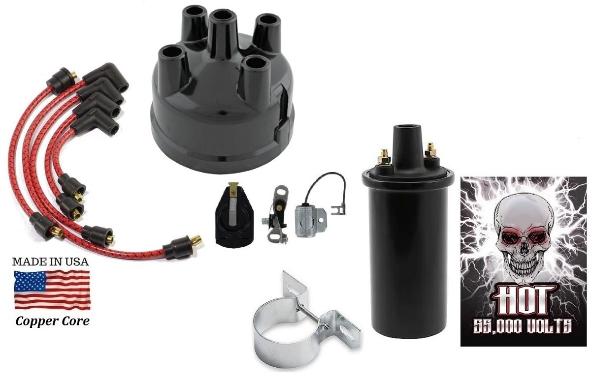 MMTractorParts.com: Distributor Ignition Tune up Kit & 12V Hot Coil ...