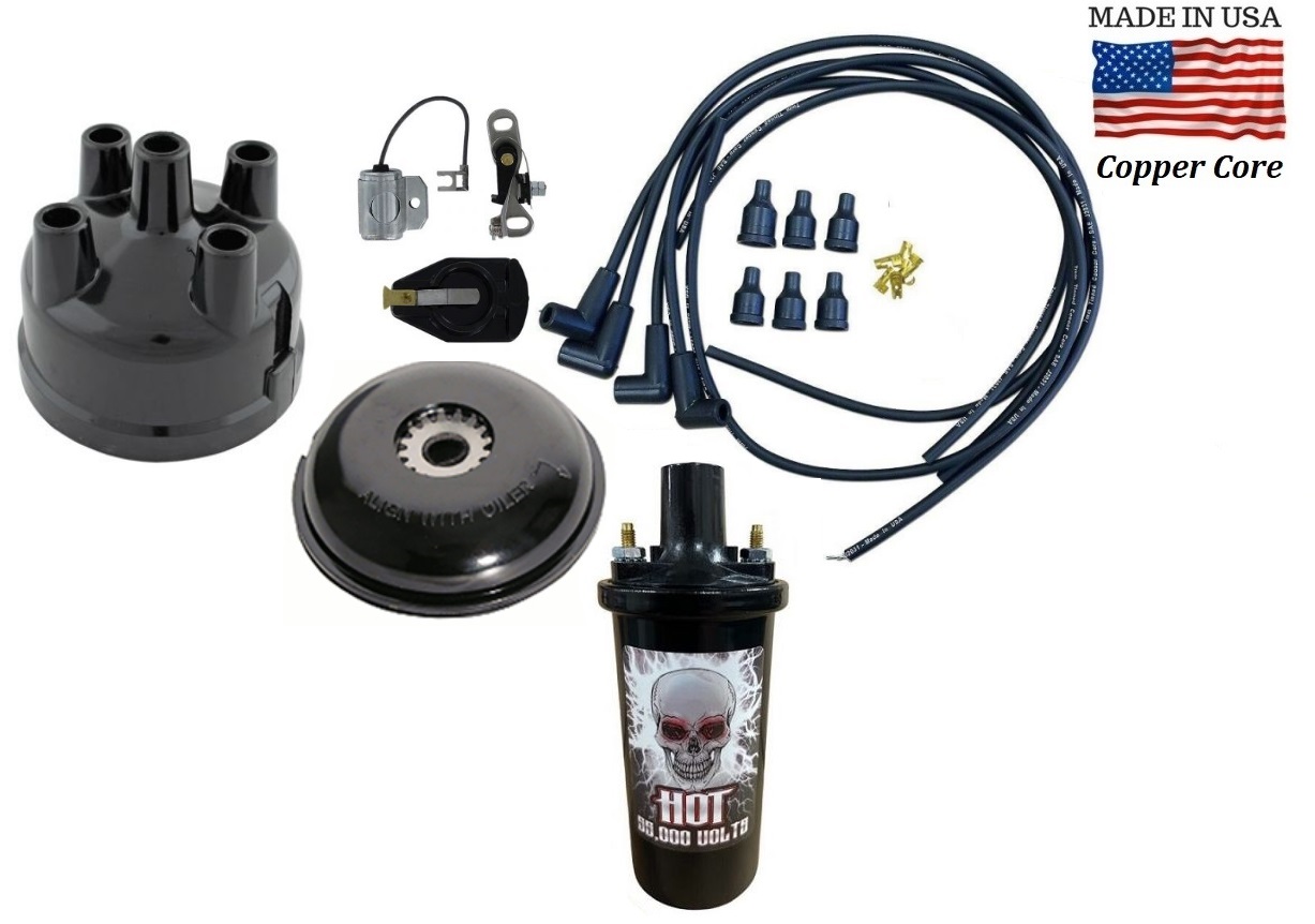 MMTractorParts.com: Distributor Ignition Tune up Kit & 12V Hot Coil ...