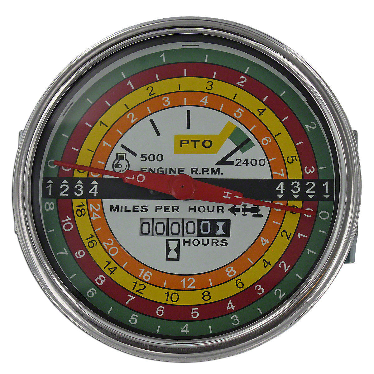MMTractorParts.com: 397945R91 Tachometer - IH Farmall Tractor (White Face)