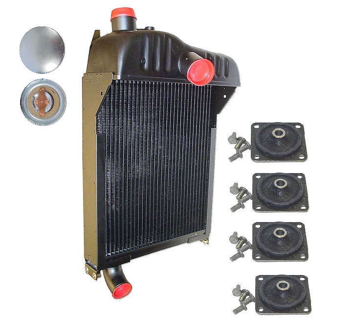 MMTractorParts.com: Unpressurized Radiator Kit with Cap and Mounting Pads