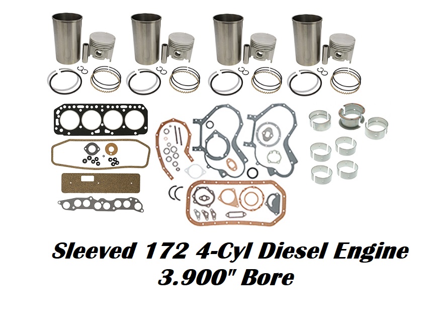 MMTractorParts.com: Engine Overhaul Rebuild Kit Ford Tractor ~ 172 4 ...