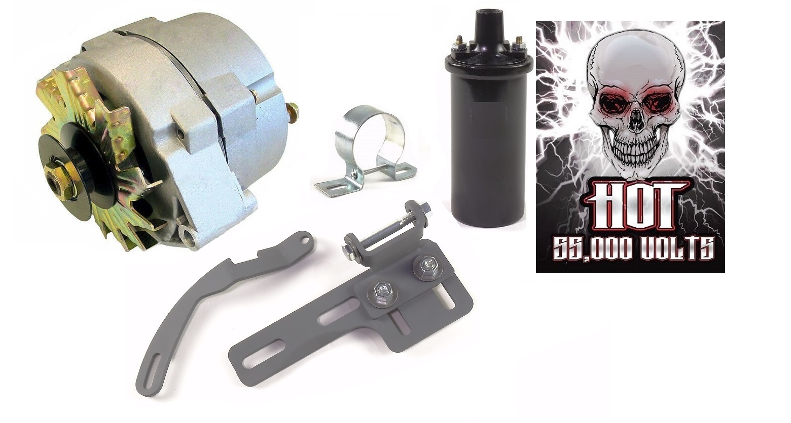 MMTractorParts.com: 12 Volt Alternator Conversion Kit w/ Hot Coil - IH ...