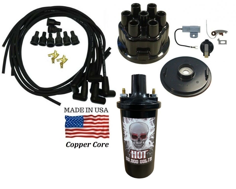 MMTractorParts.com: Distributor Ignition Tune up Kit & 12V Hot Coil ...