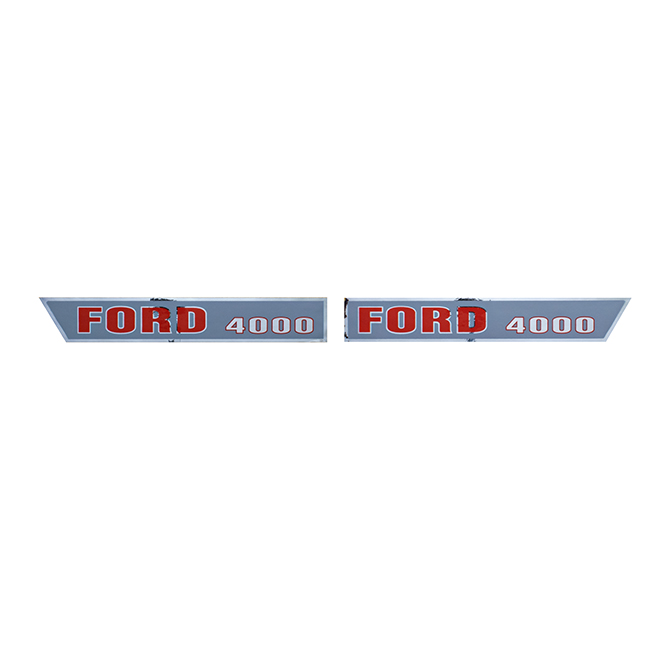 MMTractorParts.com: Decal Kit Ford 4000 Tractor (Gray & Red)