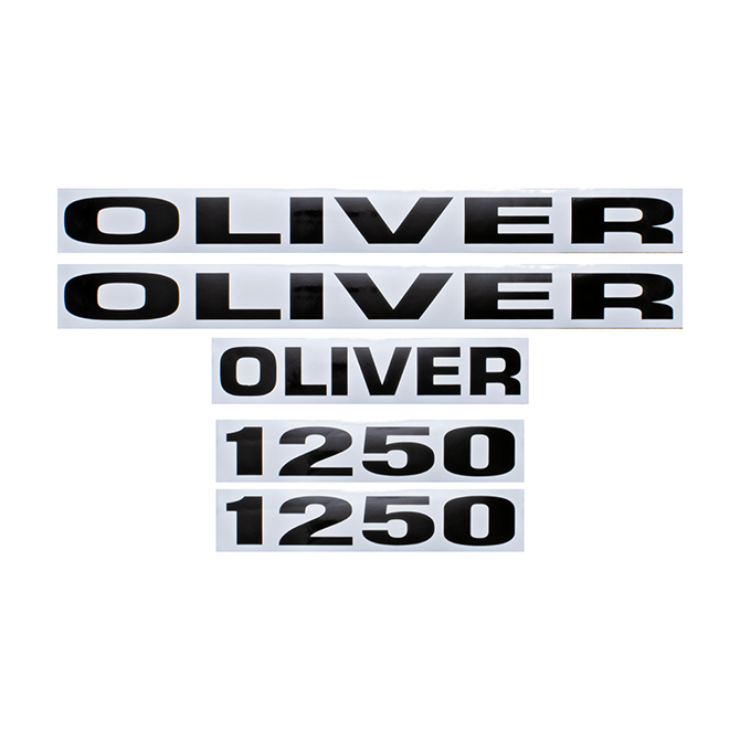 MMTractorParts.com: Decal Kit - Oliver 1250