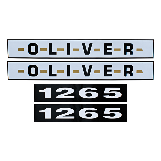 MMTractorParts.com: Decal Kit - Oliver 1265