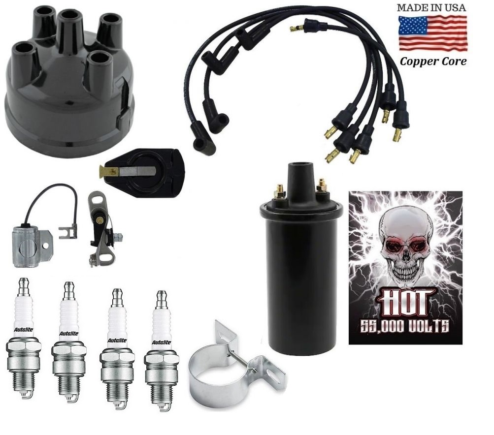 MMTractorParts.com: Distributor Ignition Tune up Kit & 12V Hot Coil ...
